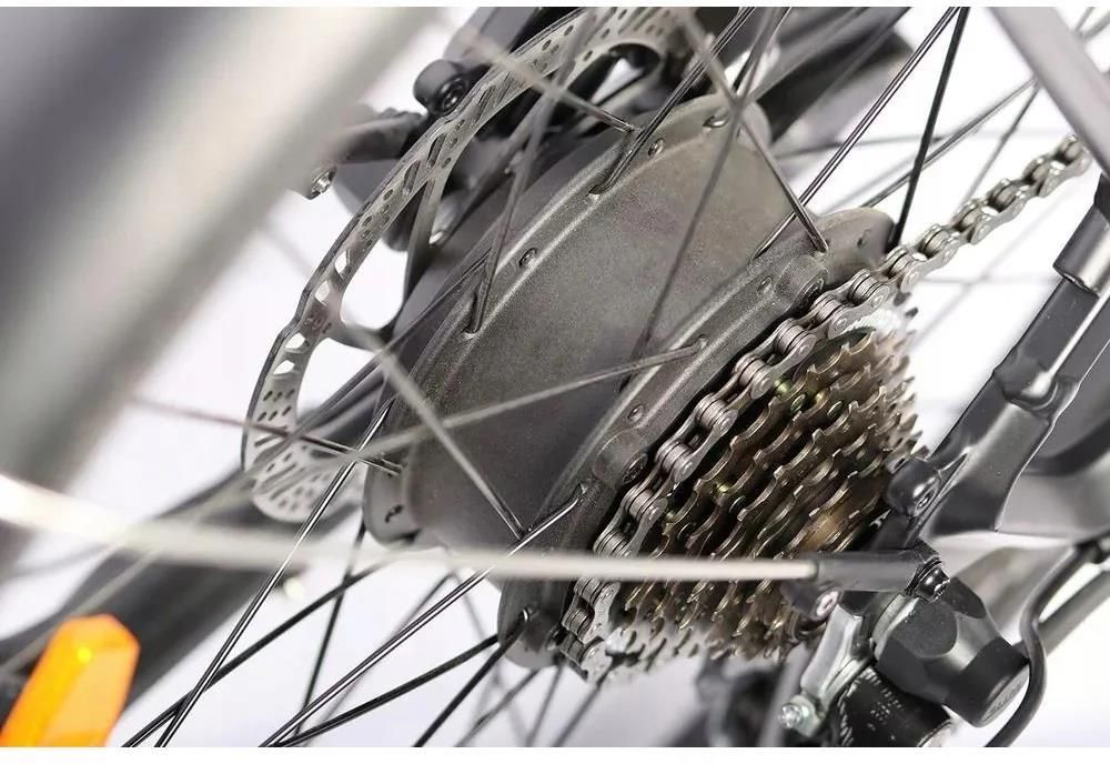 Rower elektryczny Trekkingowy NASA USA Mimas E-BIKE 27,5 Czarny 468wh ...