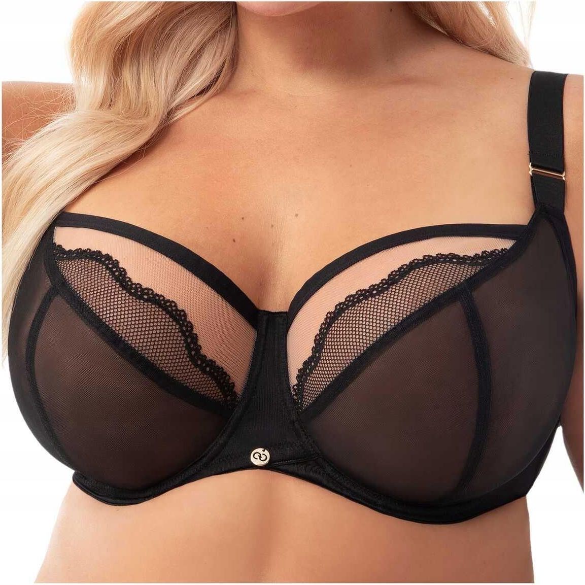 Gorsenia Biustonosz miękki stanik soft Ida 900 czarny 95G - Ceny i opinie - Ceneo.pl