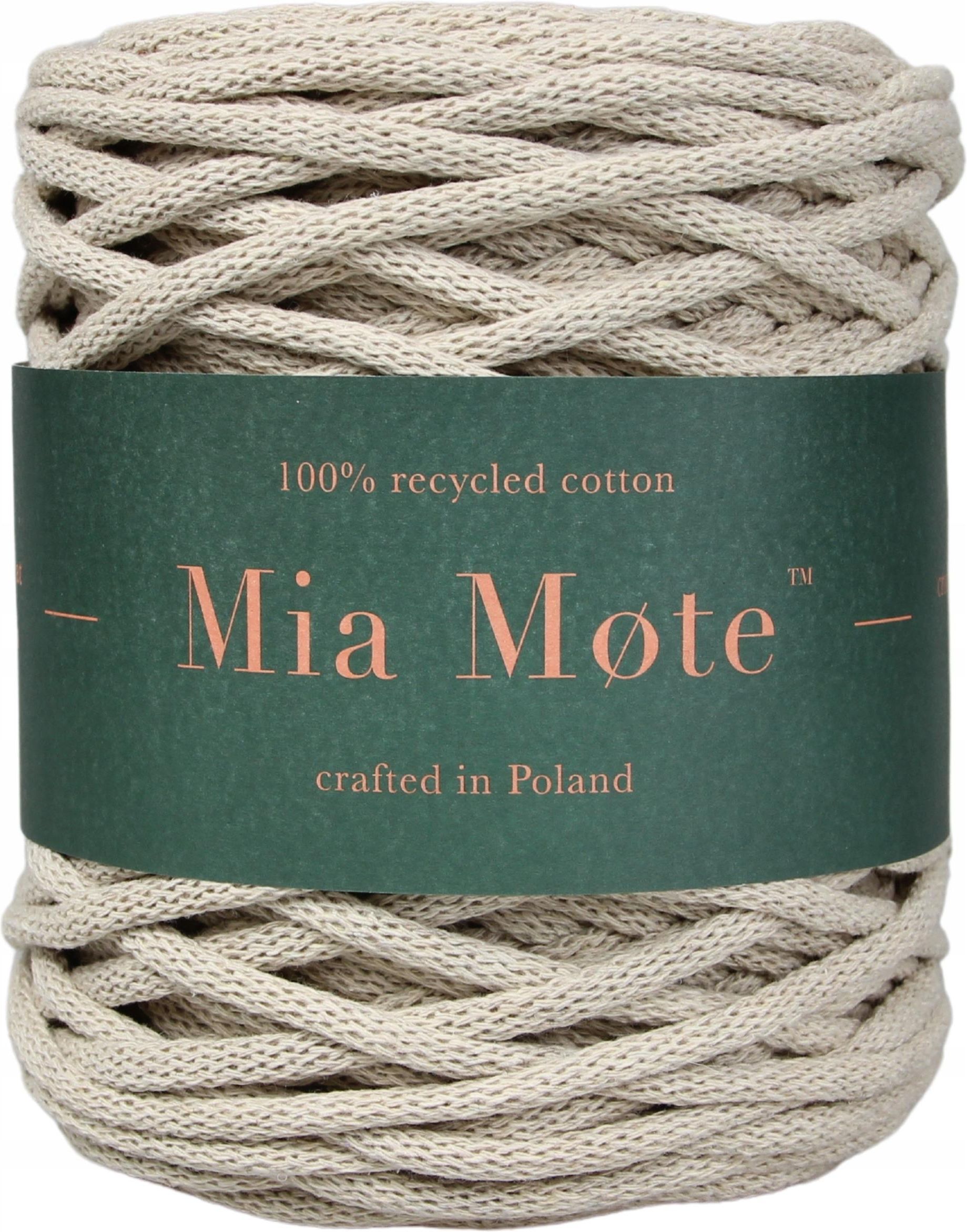 Mia Mote Sznurek Do Makramy +5Mm 100M Pleciony Bawełniany 100% Miamote Kość Słoniowa 1795411744 ...