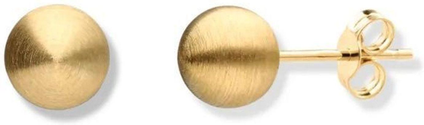 Kolczyki złote matowe kulki 6 mm próby 585 KLC-000000-438-585 - Ceny i ...