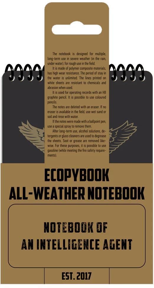 M-Tac Notes Wodoodporny Ecopybook Tactical Notebook Of An Intelligence ...