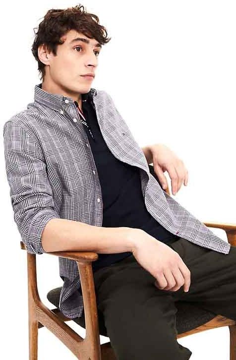 Tommy Hilfiger Koszula Slim Prince Of Wales - Ceny i opinie - Ceneo.pl