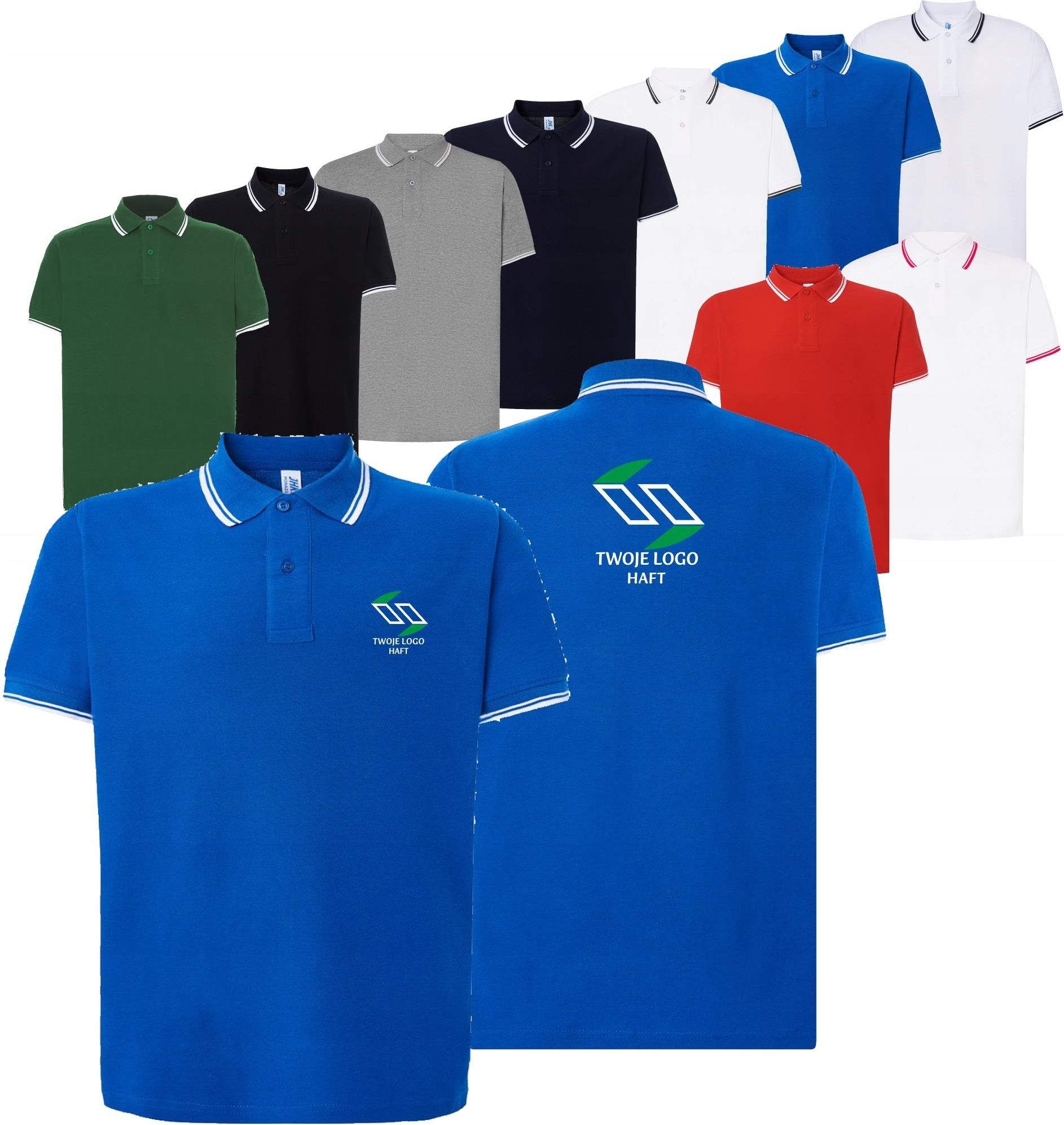 Męska Koszulka Polówka Krótki Rękaw Twój Haft Logo Firmowa Reklamowa - Ceny i opinie - Ceneo.pl