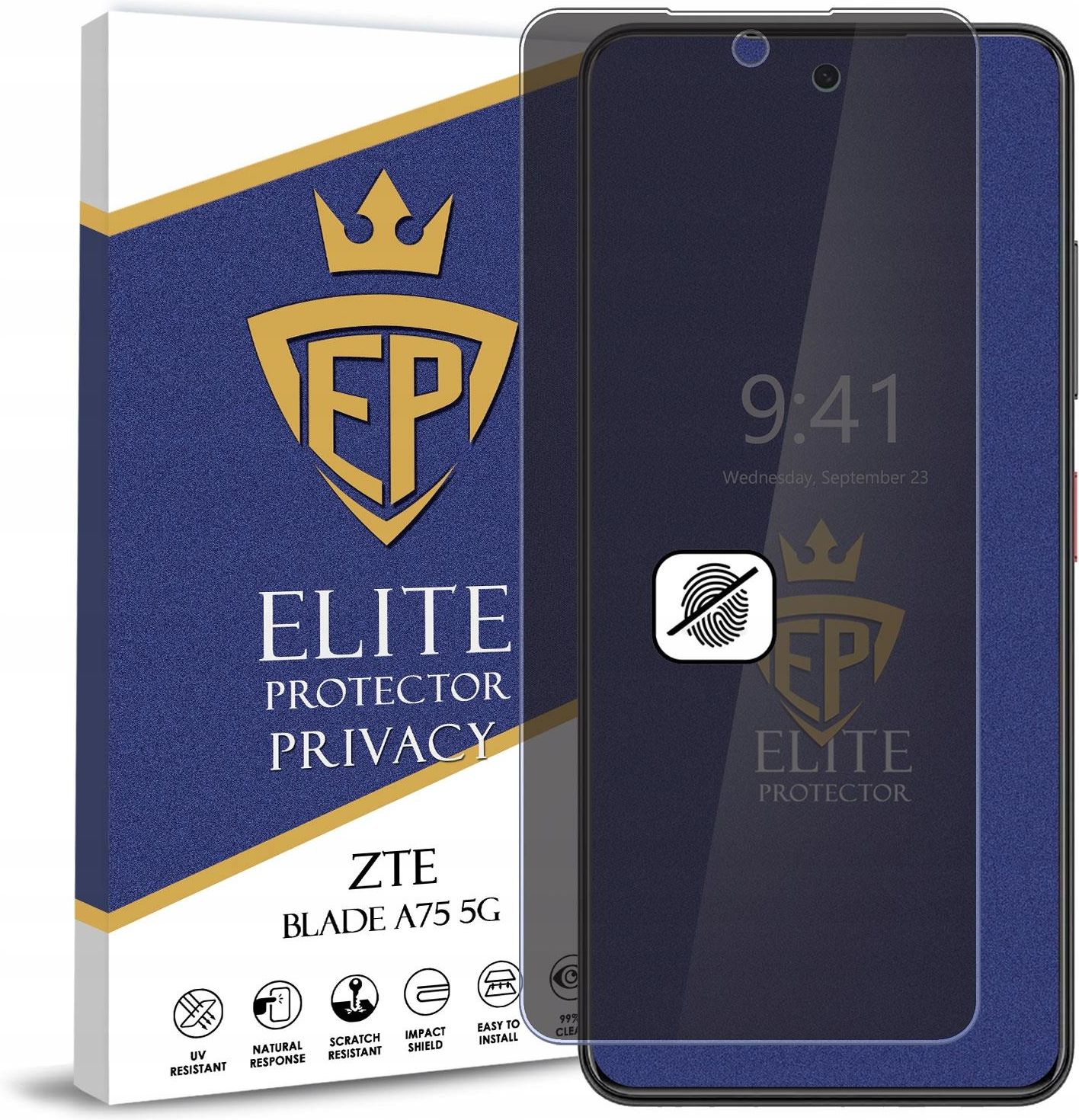 Elite Protector Folia 5D Antyszpiegowska Do Zte Blade A75 5G Matowa ...