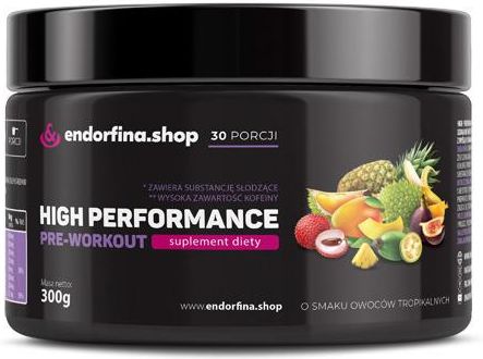 High Performance Pre-Workout 300g - Ceny i opinie - Ceneo.pl