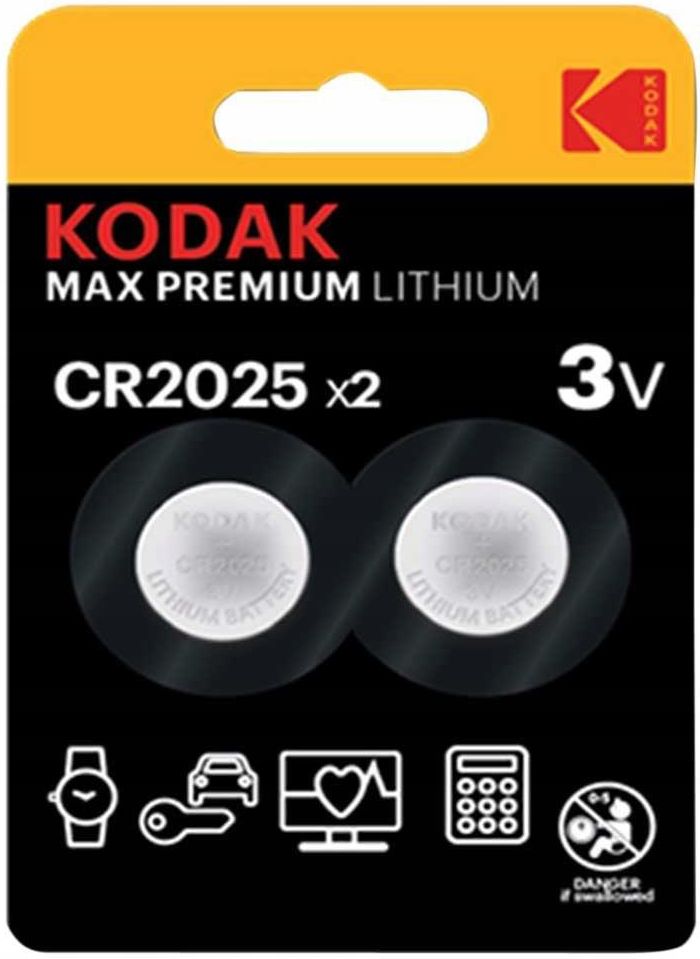 Kodak Max Premium CR2025 3V litowa Blister 2 sztuki - Ceny i opinie na Ceneo.pl