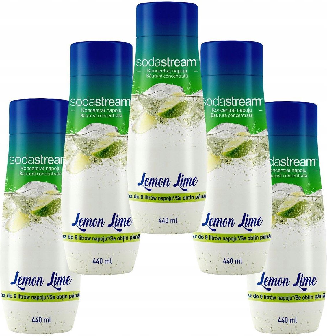 Sodastream Syrop Koncentrat Cytryna Limonka 5szt. 440ml - Ceny i opinie - Ceneo.pl