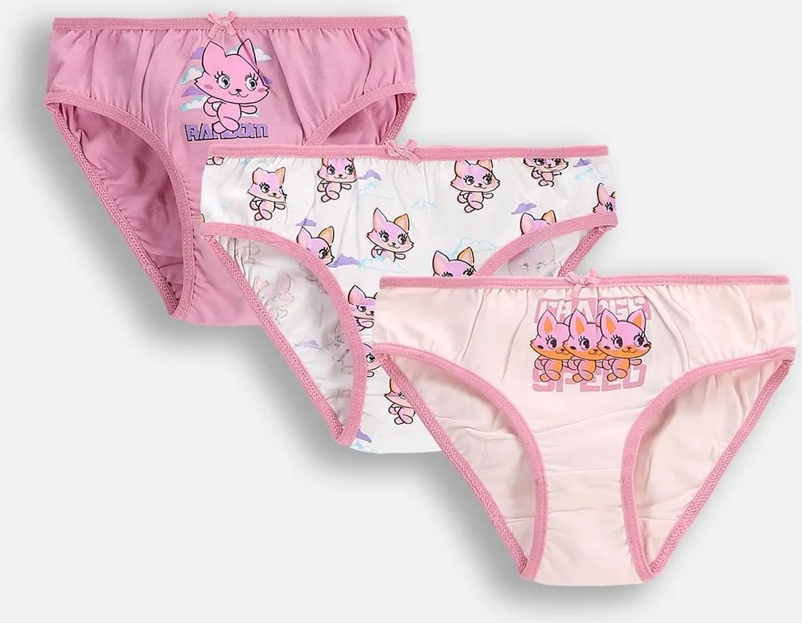 Majtki dziewczęce wielokolorowe 3 pack - Ceny i opinie - Ceneo.pl