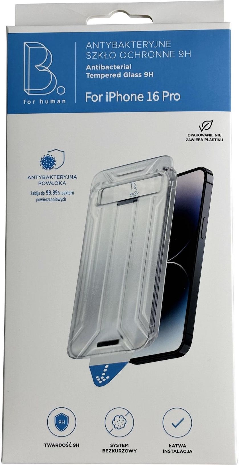 B Safe Tempered Glass Full Iphone 16 Pro Szkło Ochronne Z Aplikatorem ...