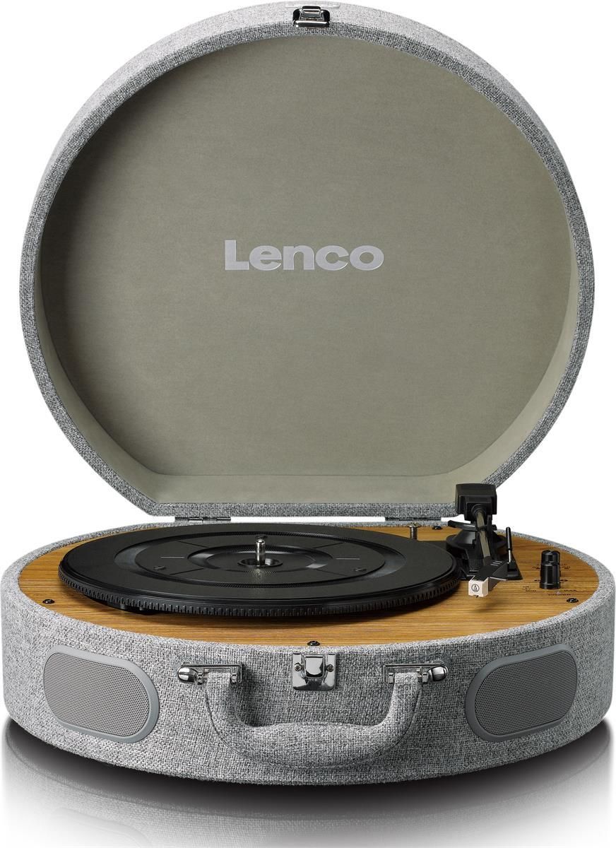 Gramofon Lenco LS-66GY - gramofon z głośnikami i wkładką AT-3600 ...