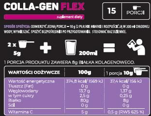 Colla-Gen Flex Cola 150g Endorfina.Shop - Opinie i ceny na Ceneo.pl