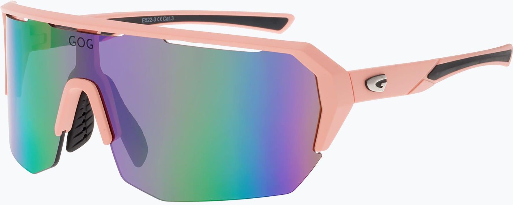 Okulary Przeciwsłoneczne Gog Bragi Matt Dusty Pink/Black/Reflex Purple ...