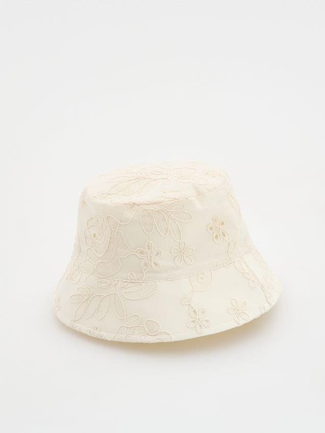 Reserved - Kapelusz typu bucket - kremowy - Ceny i opinie - Ceneo.pl