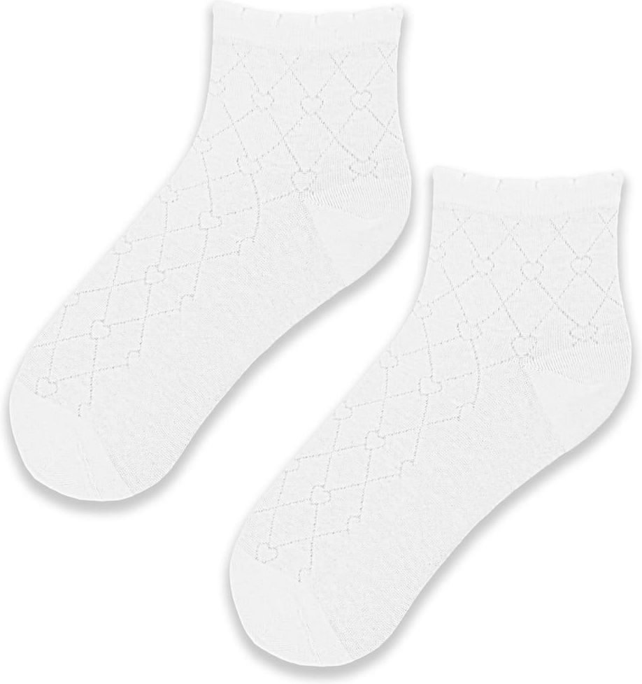 SKARPETY NOVITI SB119-G ŻAKARD (kolor biały, rozmiar 35-38) - Ceny i ...