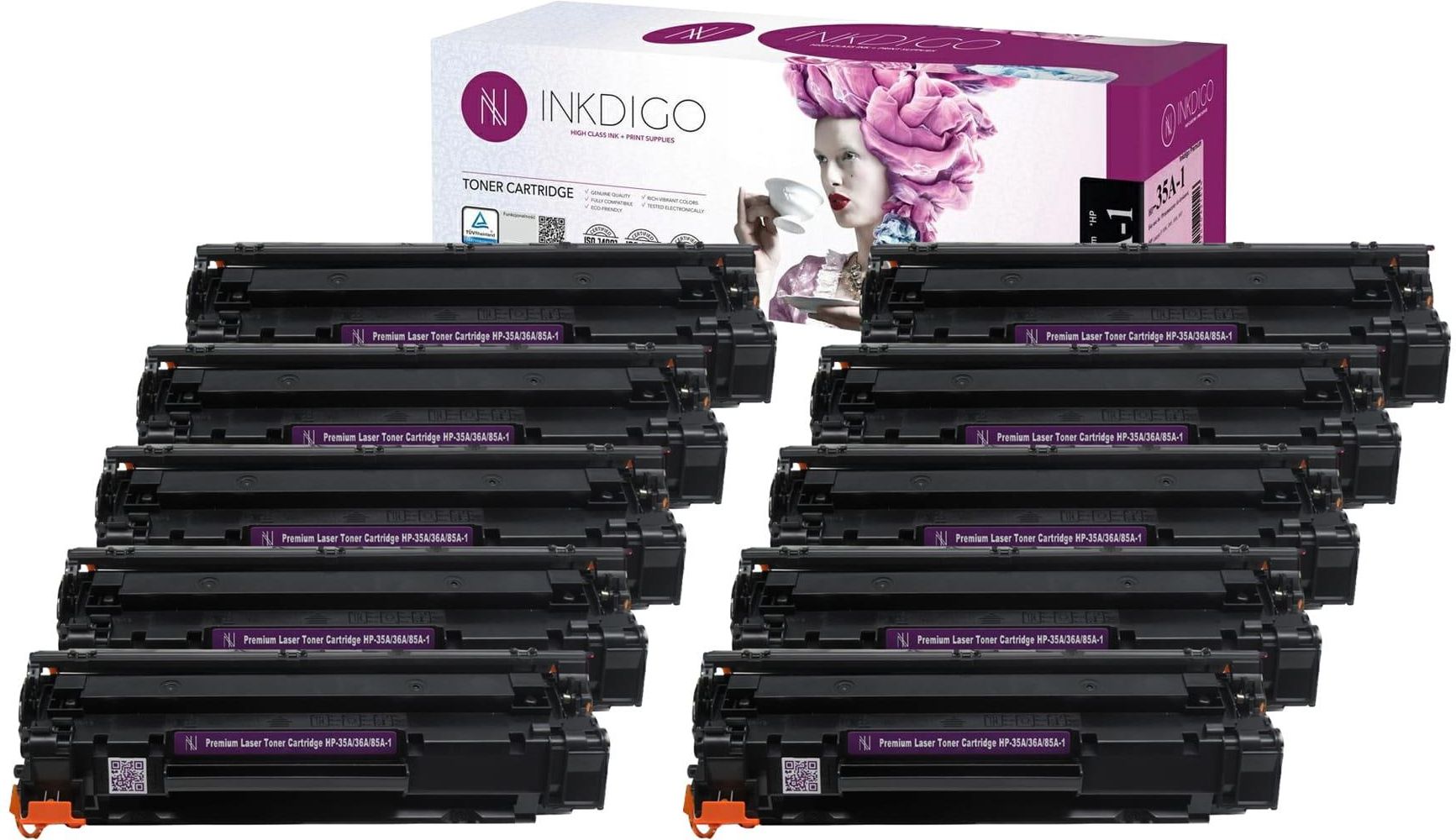 Toner INKDIGO HP 35A CE235A HP-35A-1 kpl x 10 - Opinie i ceny na Ceneo.pl