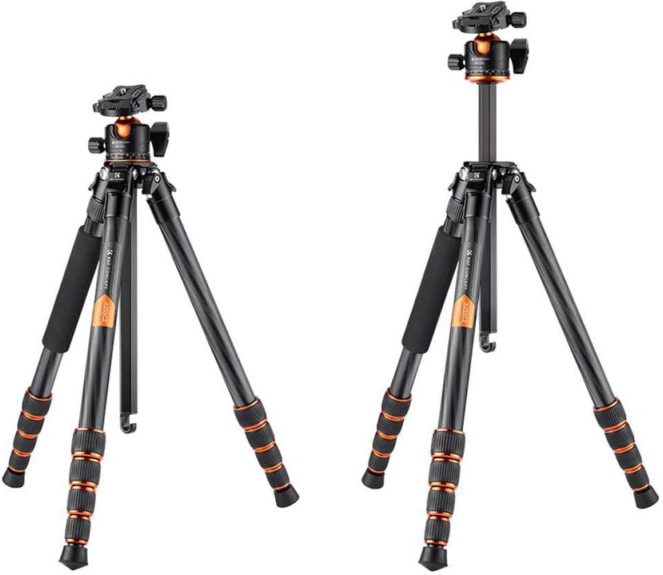 Statyw Karbonowy statyw fotograficzny 175cm K&F Concept A254C4 KF09.098 ...