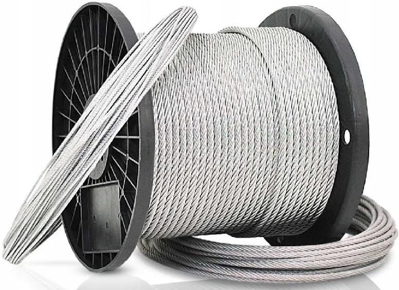 Lina 6mm 1x19 Linka Stalowa Twarda 6,0 Nierdzewna Kwasoodporna A4 - Ceny i opinie - Ceneo.pl