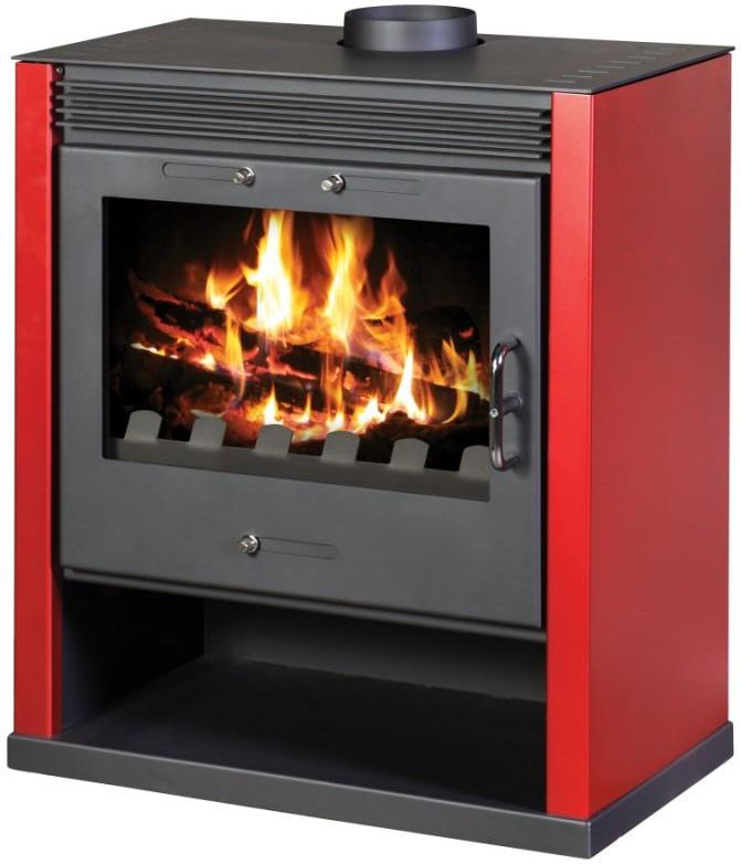 Victoria-05 Ltd. Piec Opalany Drewnem Rubin B + Wymiennik Ciepła 13kW ...