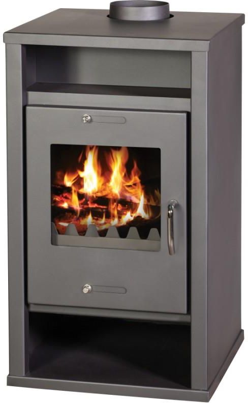 Victoria-05 Ltd. Piec Opalany Drewnem Deluxe B + Wymiennik Ciepła 12 ...