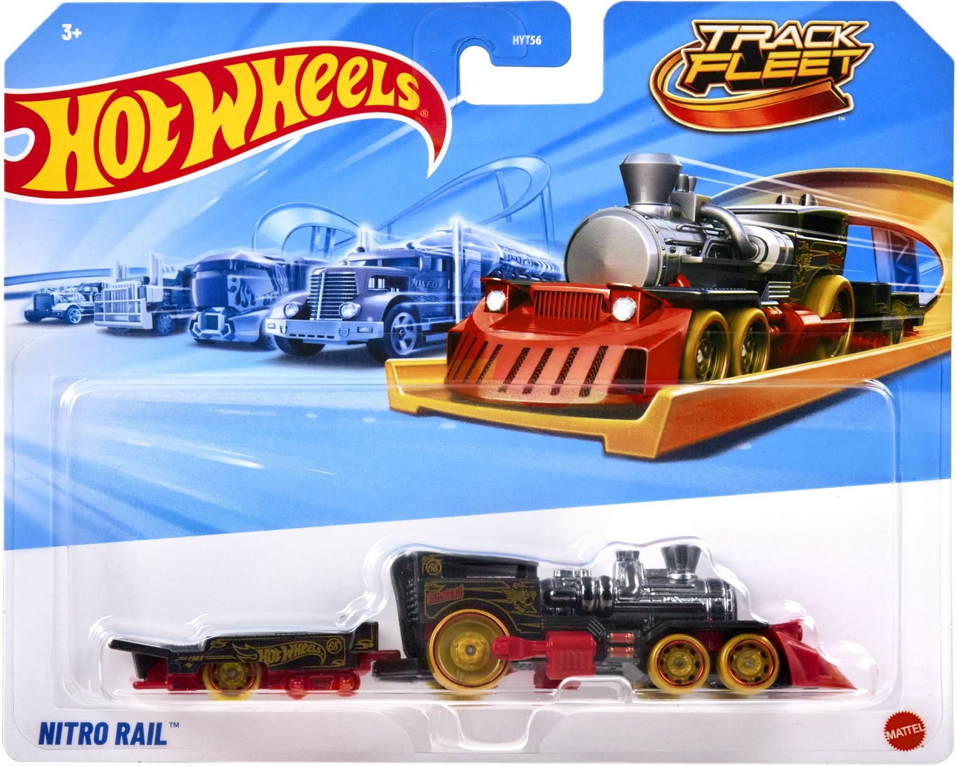 Hot Wheels Track Fleet Ciężarówka Pojazd 1:64 Nitro Rail HYT56 JCM60 - Ceny i opinie - Ceneo.pl