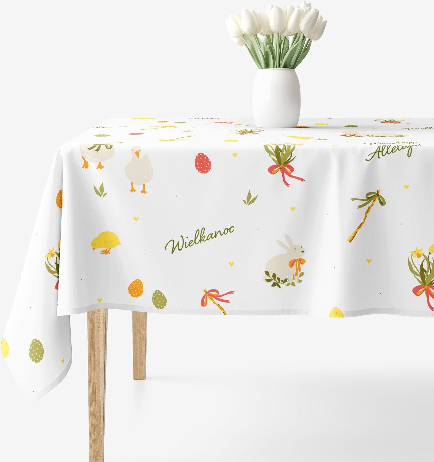 Goldea Obrus Bawełniany Mocny Wielkanocny Polska Wielkanoc 140x200cm - Opinie i atrakcyjne ceny ...