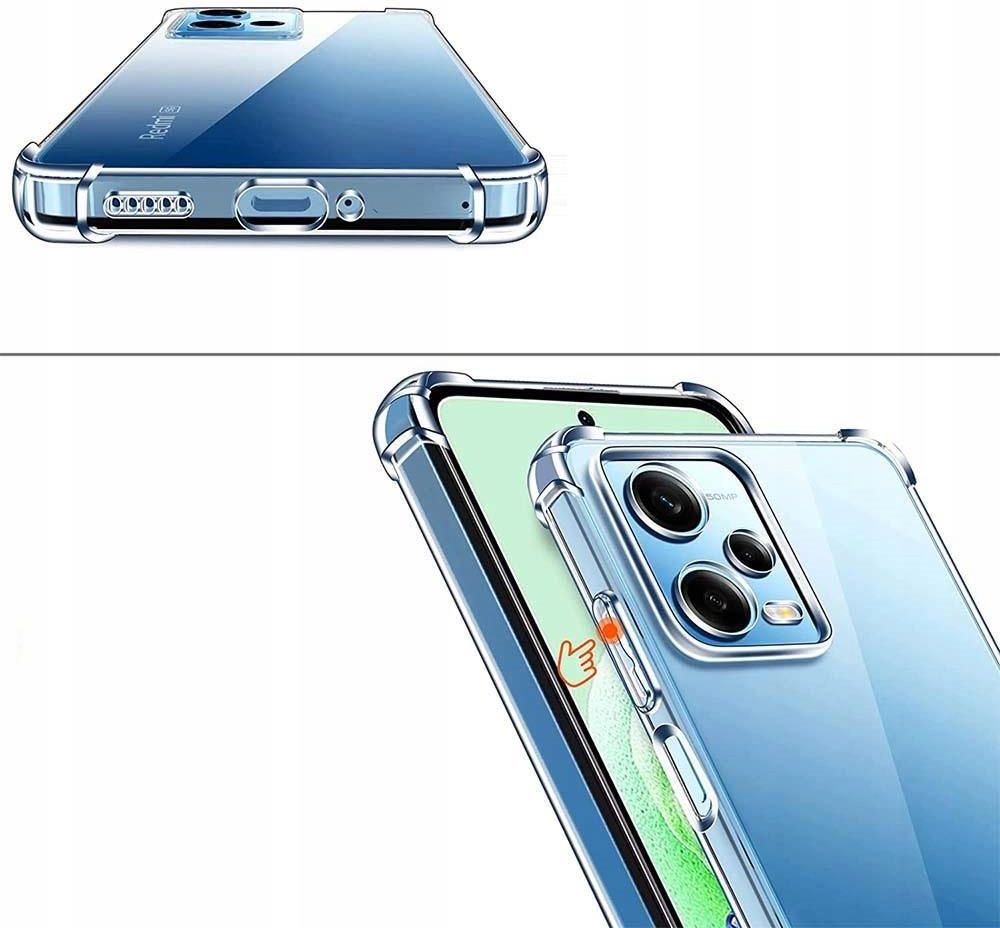 Etui Do Xiaomi Redmi Note 12 Pro 5G +Szkło Anti Shock Wyspa Clear Case ...