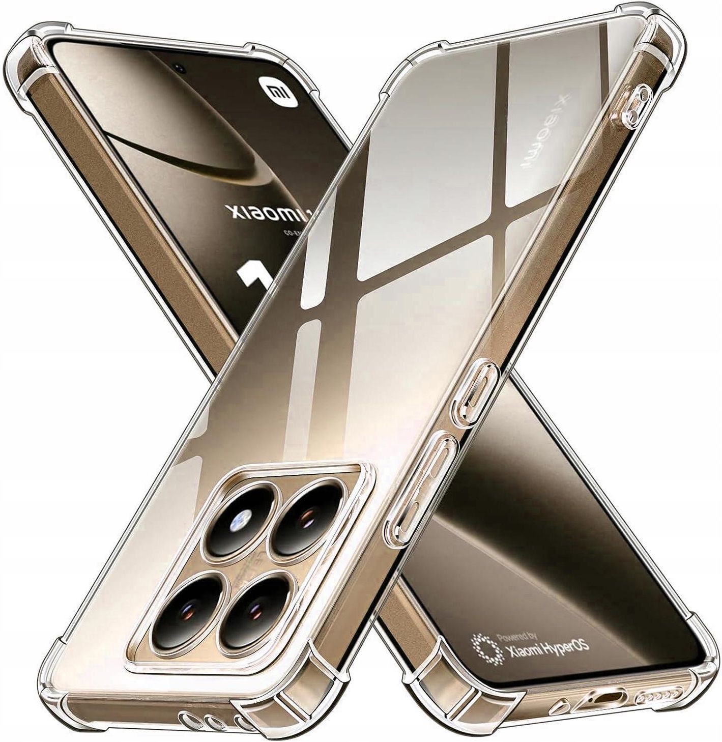 Etui Ochronne Do Xiaomi 14T Pro Anti Shock Przezroczyste Clear Case ...