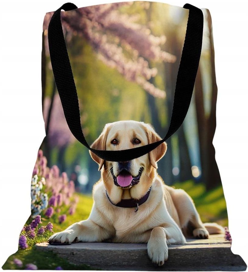 Torba zakupowa Zwierzęta Torba z nadrukiem psa Labrador retriever ...