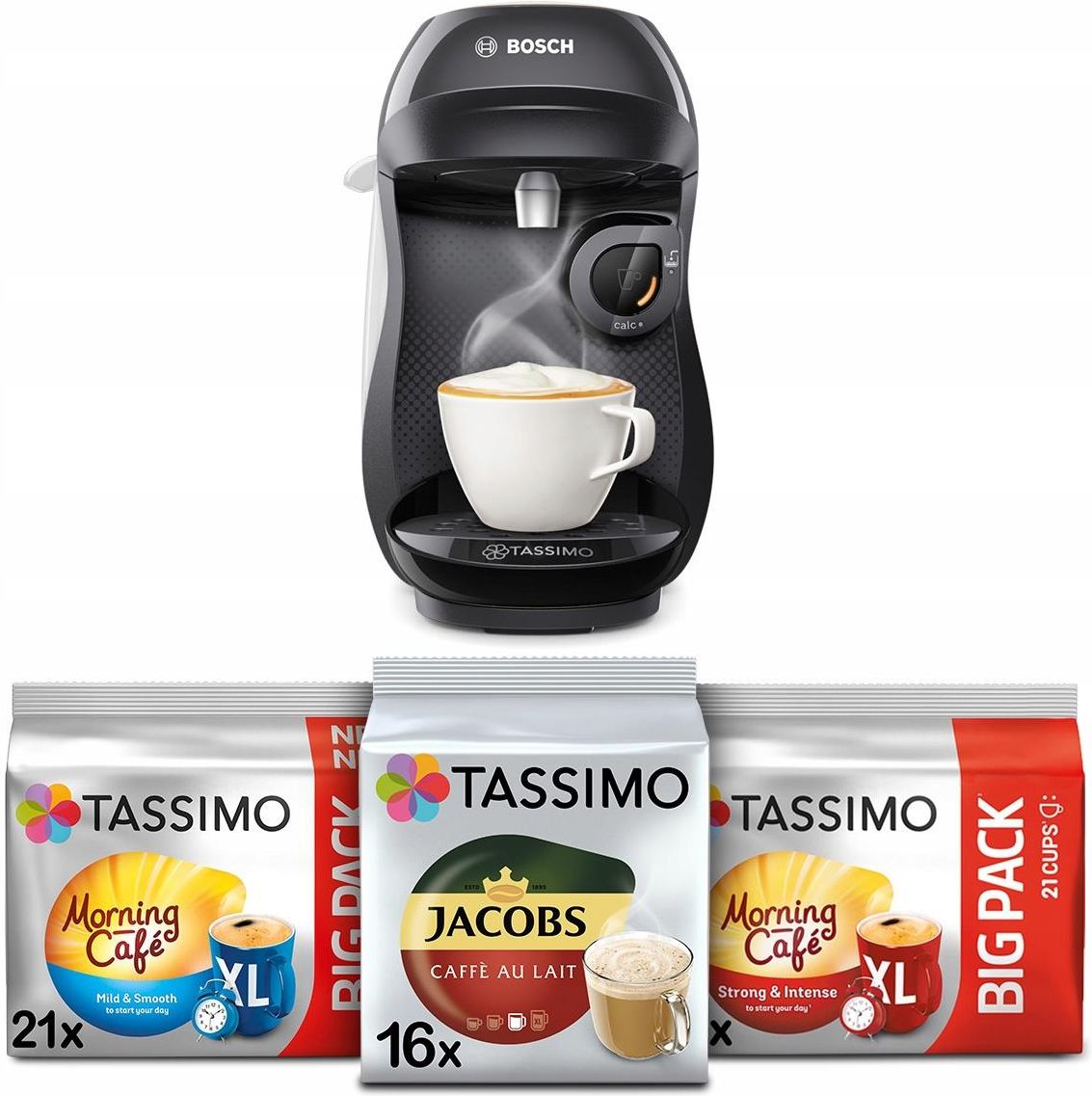 Bosch Tassimo Happy TAS102E +3x kawy Tassimo zestaw - Opinie i ceny na ...