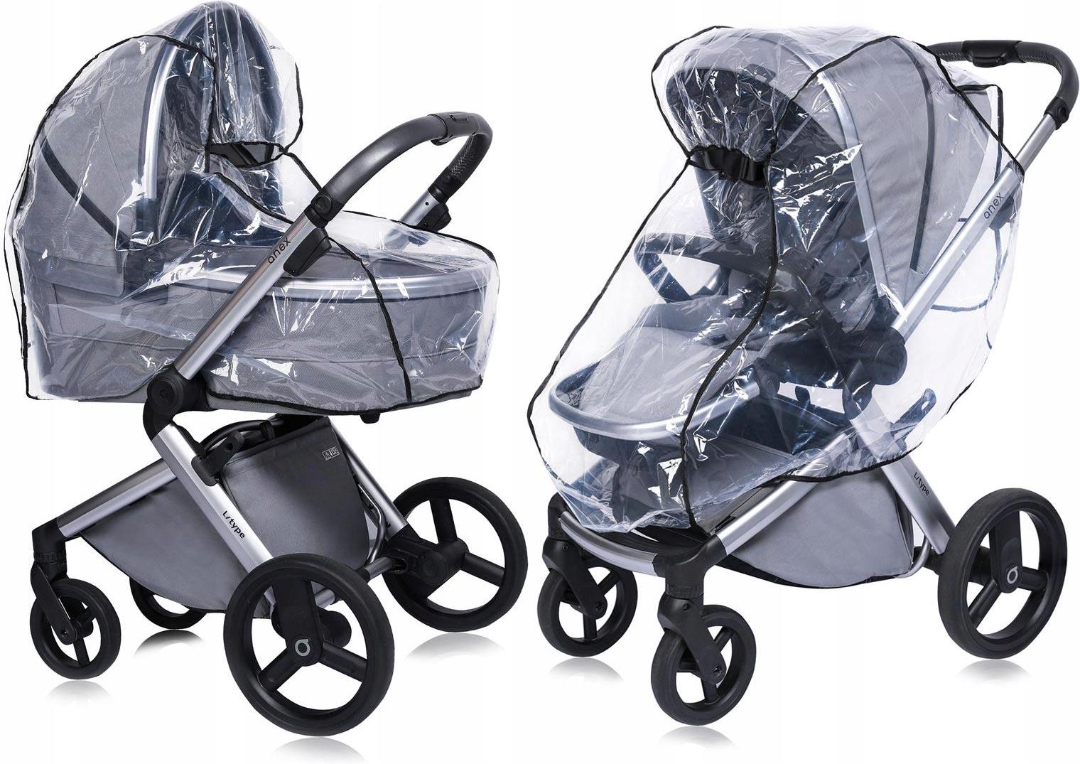 Mio Bebe Folia Przeciwdeszczowa 2W1 Na Gondolę I Spacerówkę Wózek ...