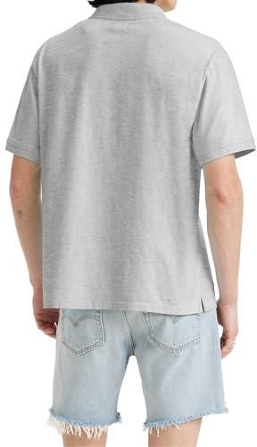 Levis Authentic Polo Mid Tone Grey Heather, Mid Tone Grey Heathe, XL ...