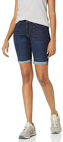 Amazon Essentials Damskie 23 cm Denim Bermudy Shorts, Dark Wash, 0 ...