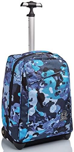 Invicta Rolling Backpack Camo Shade Wheeled Book Bag 2 In 1 Trolley For ...