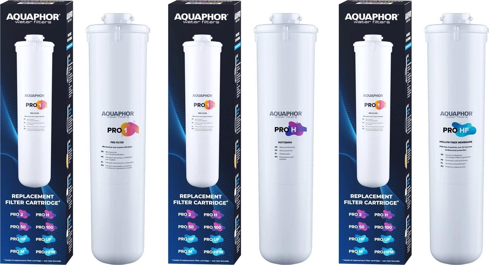 Wkład filtrujący Aquaphor Zestaw wkładów filtracyjnych do filtra pod ...