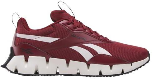Reebok Unisex Zig DYNAMICA STR Sneaker, Rich Maroon/kreda/czarne ...