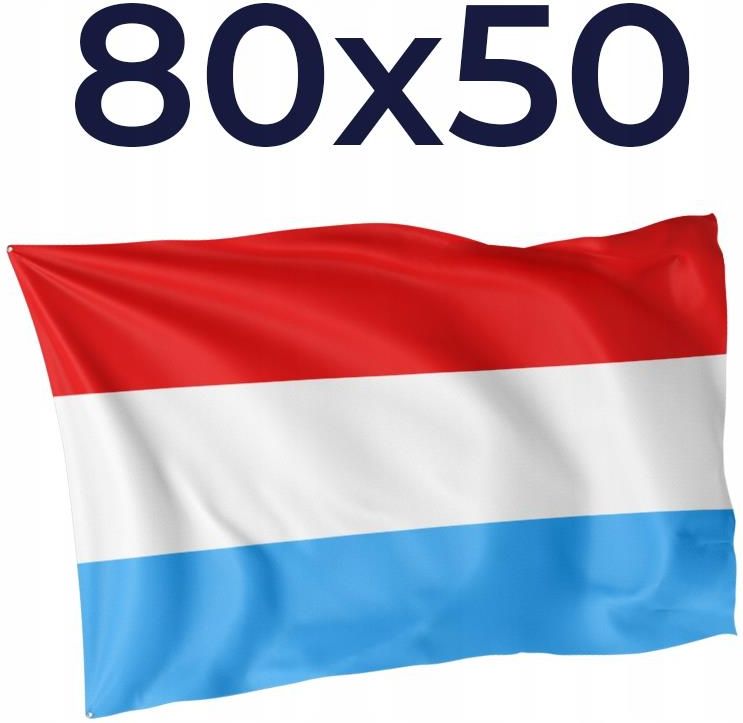Flaga Luksemburga 80X50Cm Luksemburg - Ceny i opinie - Ceneo.pl