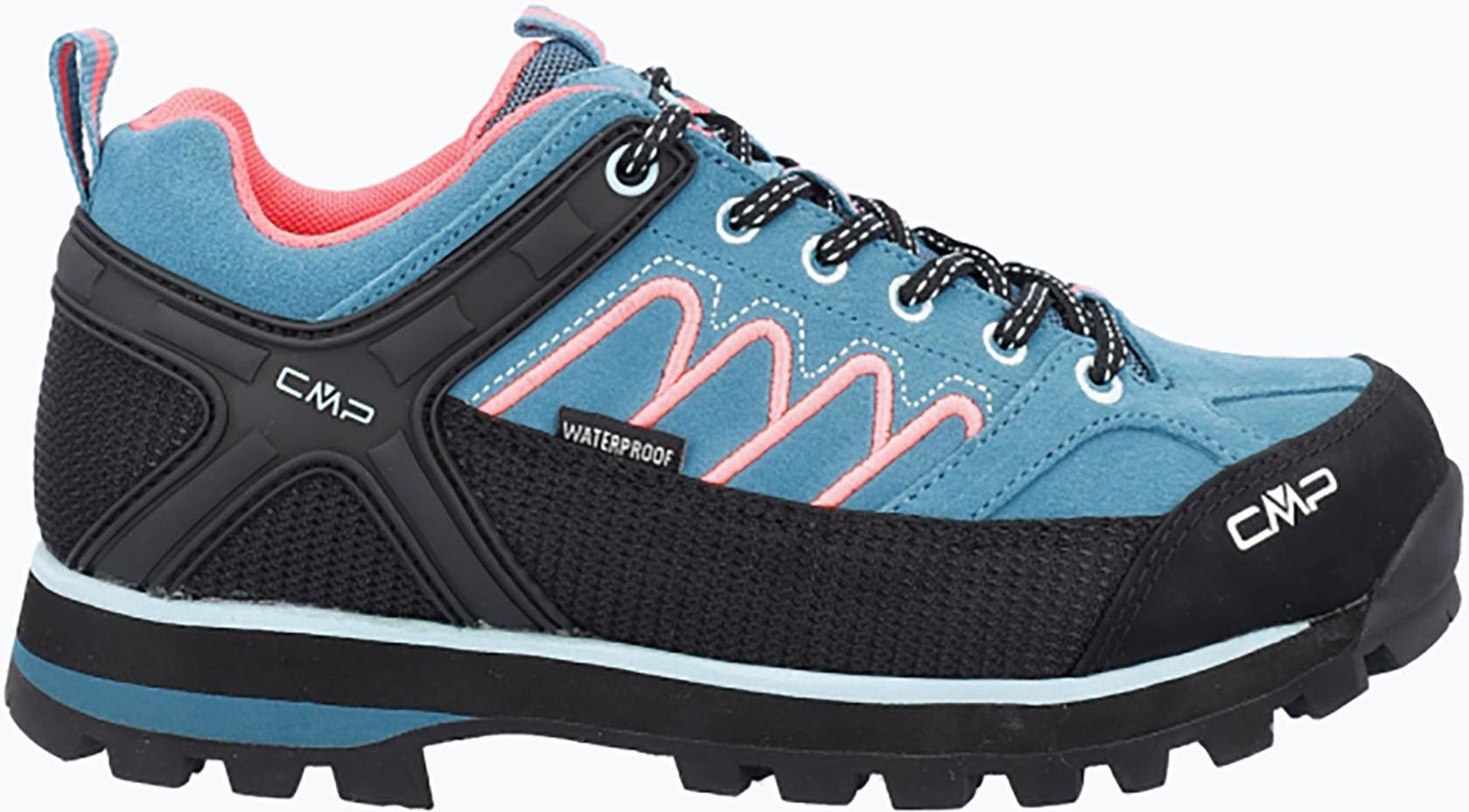 Buty trekkingowe Cmp Moon Low Wp Teal Red Fluo Niebieski - Ceny i ...