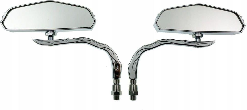 Motrix Lusterka Chrom Honda Vt125 500 600 750 1100 Shadow M10 10Mm ...