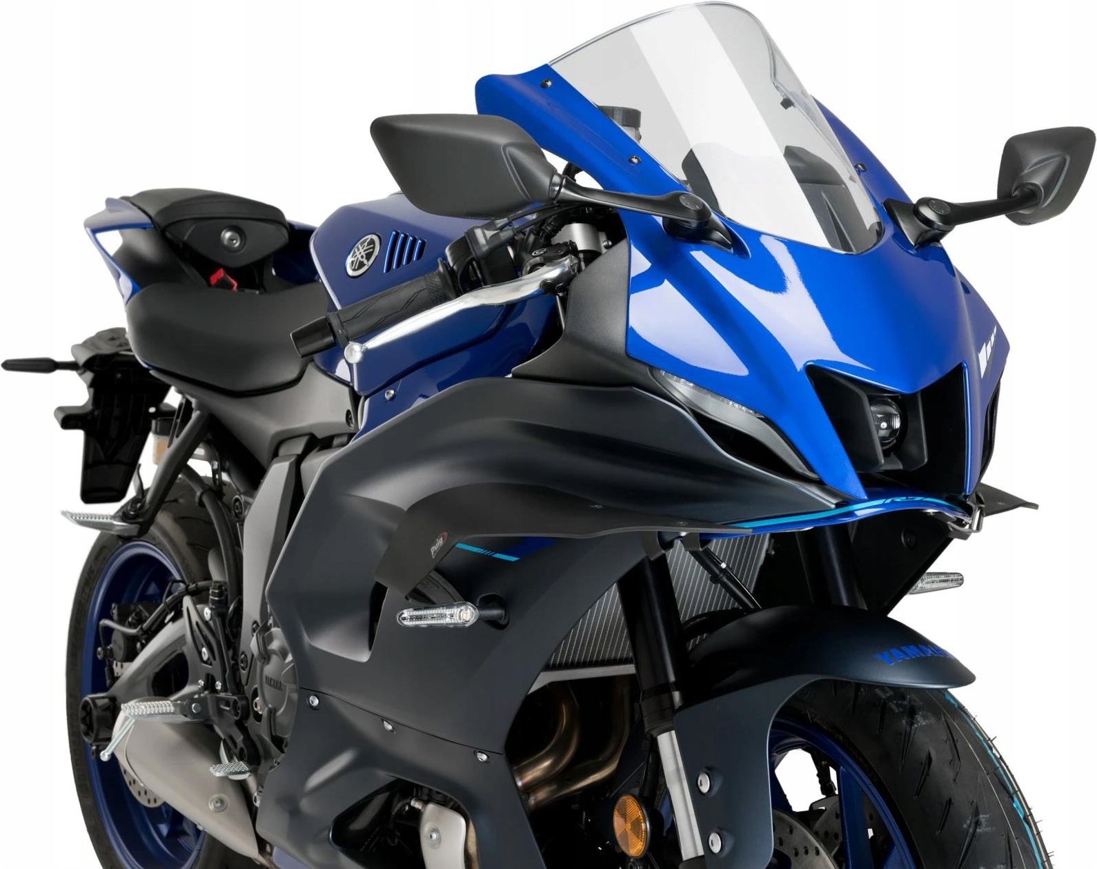 Puig 21223J Boczne Spoilery Dociskowe Czarny Mat Yamaha R7 22-25 Race ...