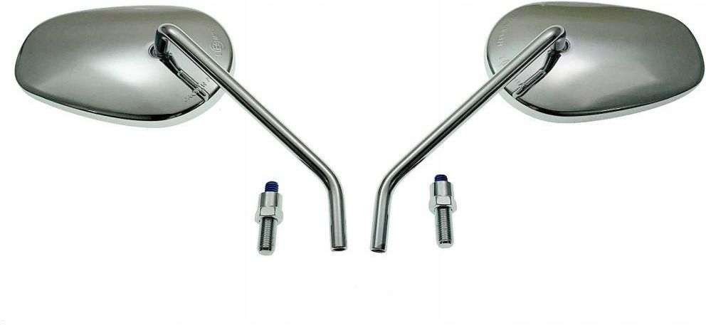 Motrix Lusterka Chrom Honda Vt125 500 600 750 1100 Shadow M10 10Mm ...