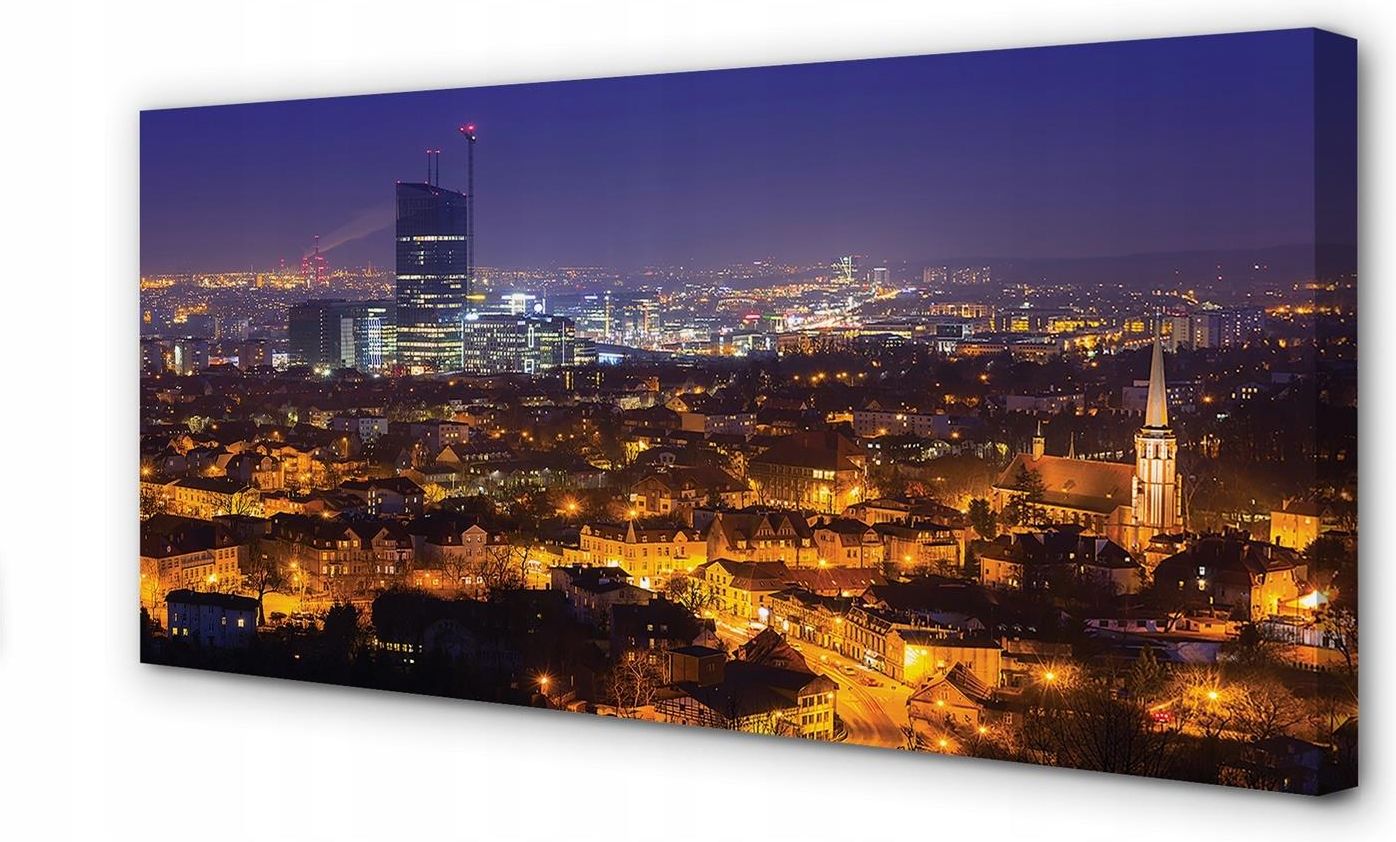 Tulup Obraz płótno Gdańsk Miasto panorama noc 100x50 - Opinie i ...