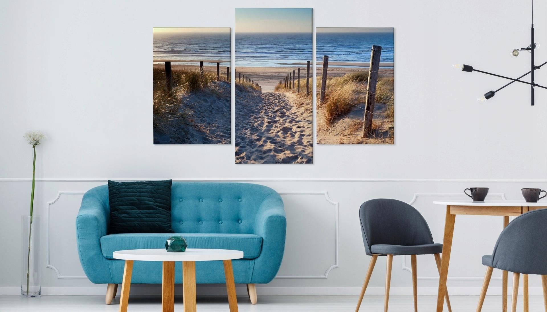 Muralo Obraz Tryptyk Morze Plaża Wydmy Natura 3D 90x60 - Opinie i atrakcyjne ceny na Ceneo.pl