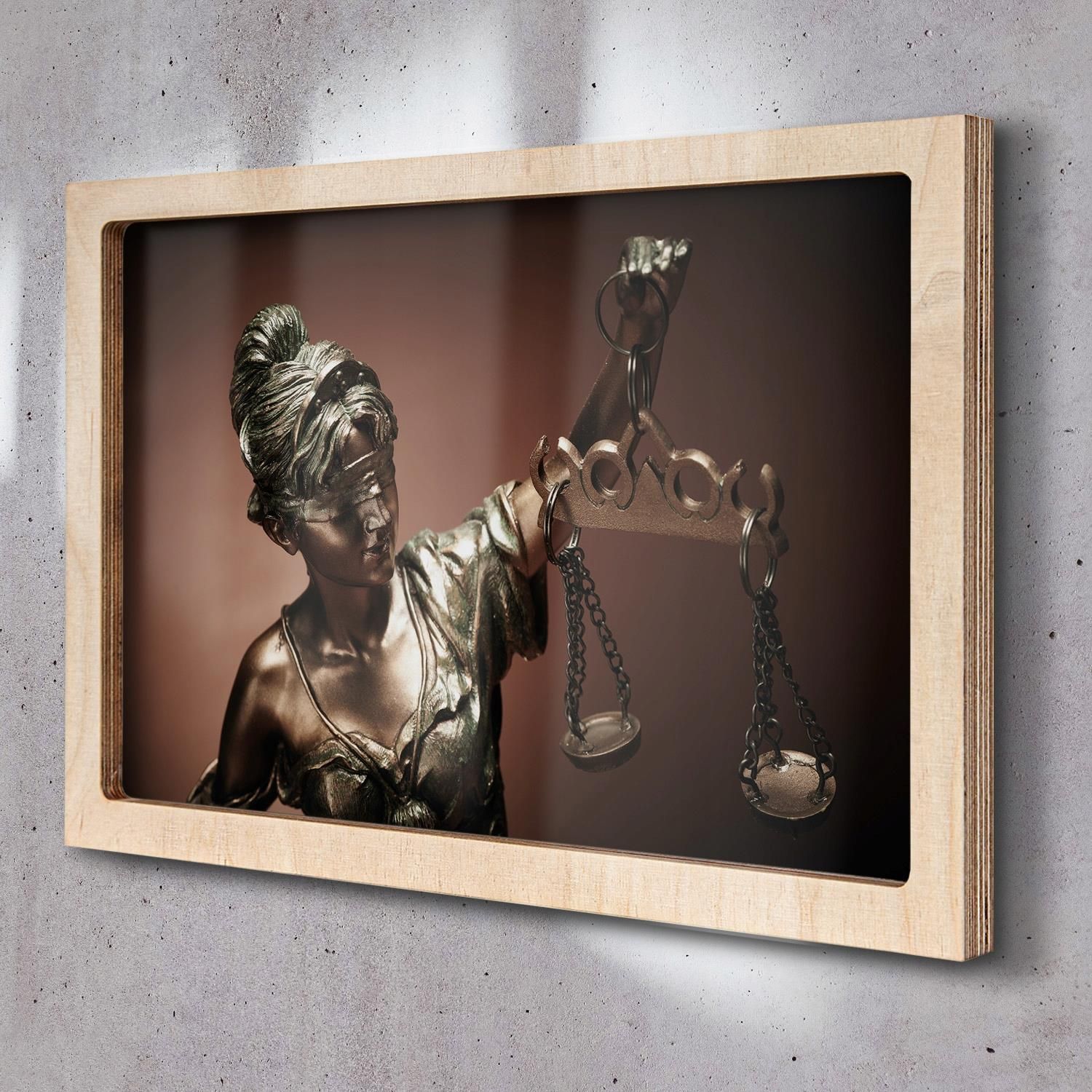 Artprintcave Wiszący foto obraz z ramką Temida rzeźba 65x45 cm - Opinie ...