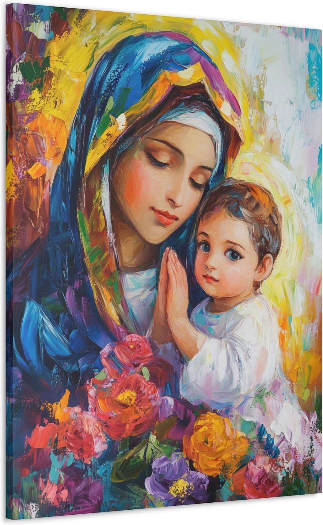 Obraz religijny Matka Boska Nieustającej Pomocy druk cyfrowy 60x40 - Opinie i atrakcyjne ceny na ...