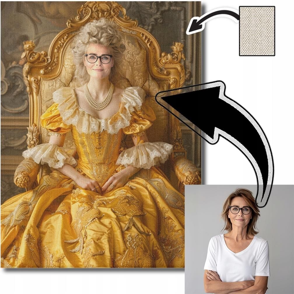 Obraz Portret 40cmx50cm Mama Królowa Dzień Mamy Personalizacja - Opinie ...