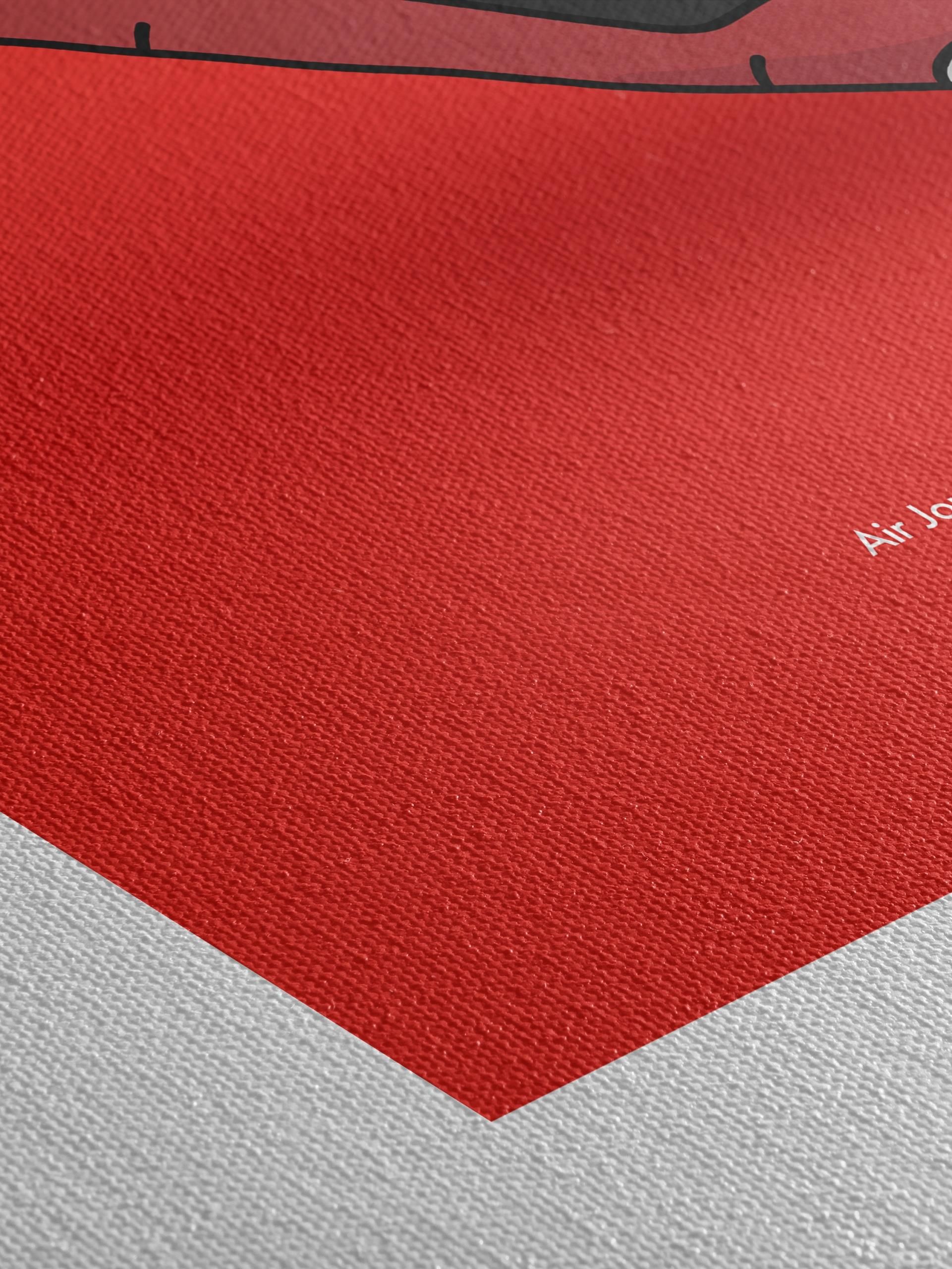 Obraz płótno na ścianę salon pokój Buty Air Jordan 4 Retro MOD00032 ...