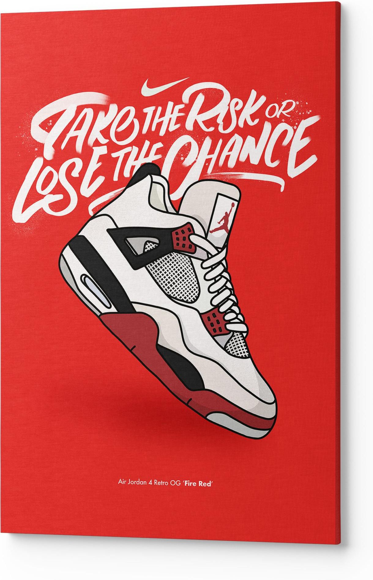 Obraz płótno na ścianę salon pokój Buty Air Jordan 4 Retro MOD00032 ...