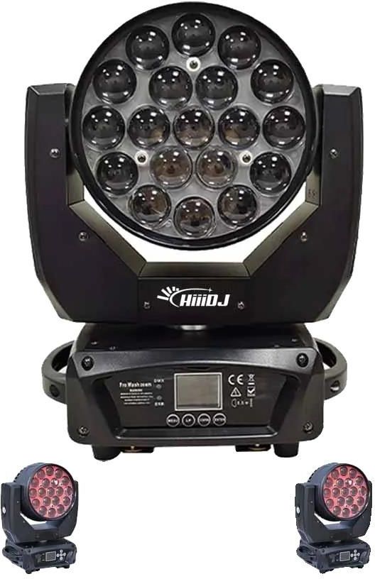 Ruchoma głowica oświetleniowa 19X15W RGBW, sterowanie DMX ...