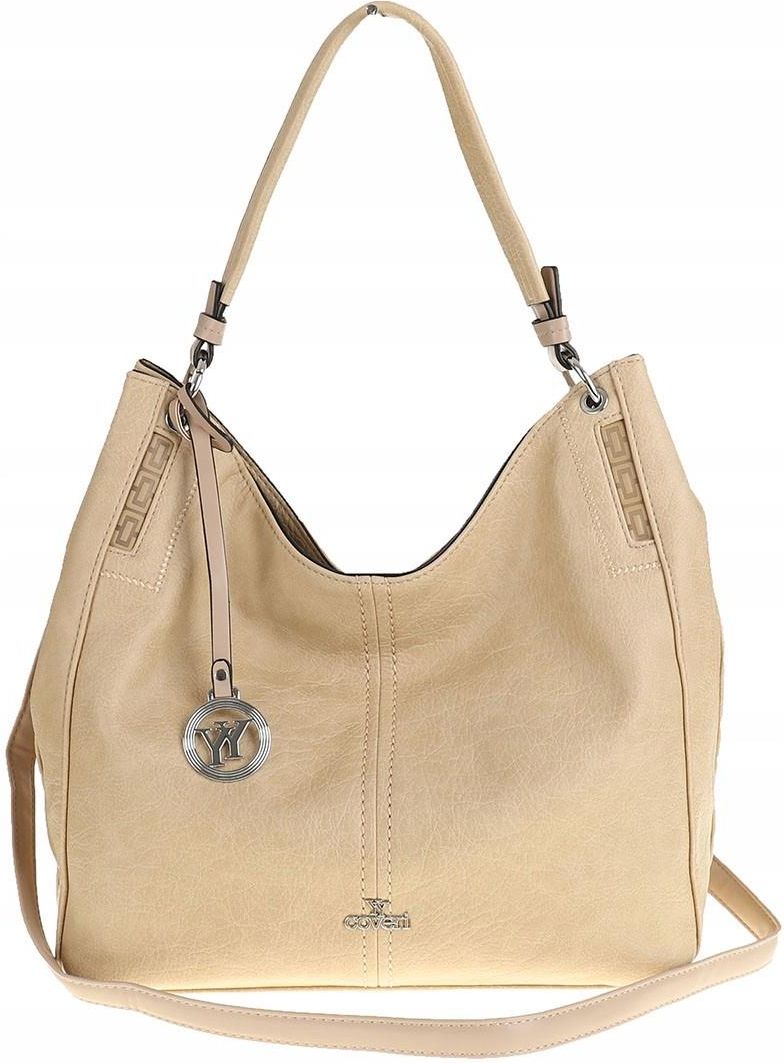 YY Coveri Włoska Torebka Shopper Listonoszka Worek CWHS0582 Soil - Ceny ...