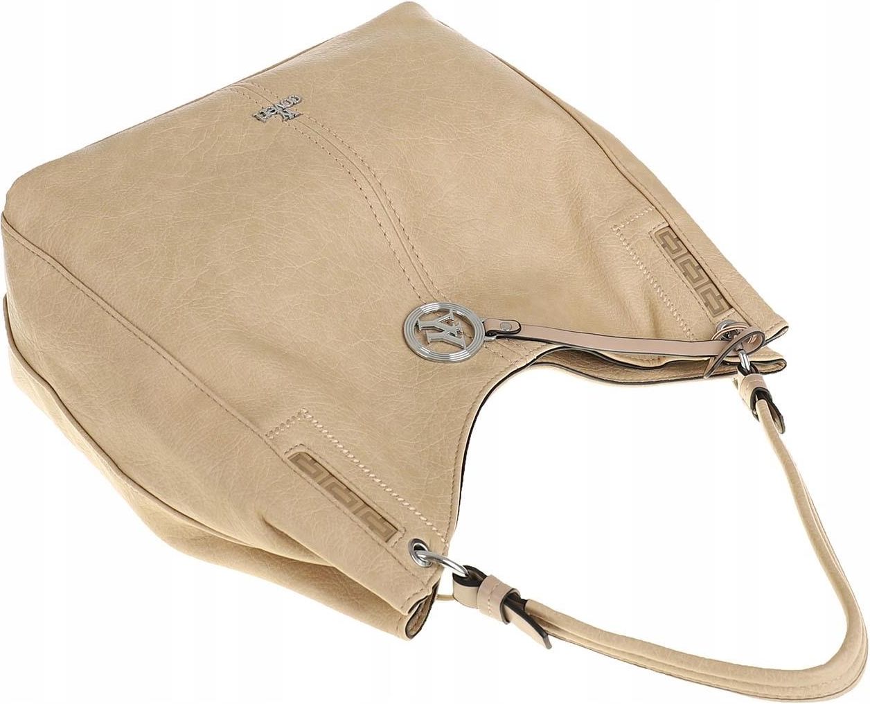 YY Coveri Włoska Torebka Shopper Listonoszka Worek CWHS0582 Soil - Ceny ...